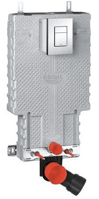 מיכל הדחה סמוי גרואה GROHE דגם 38825000 + לחצן UNISET | אביזרים לאמבטיה ...