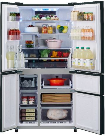 מקרר 5 דלתות שארפ SHARP זכוכית שמפניה - SJ-R9730 | | מקררים | המאיר מוצרי חשמל